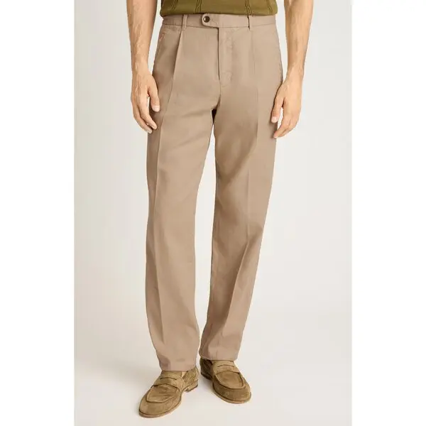 Bonobos Coastal Linen Blend Straight Leg Pants