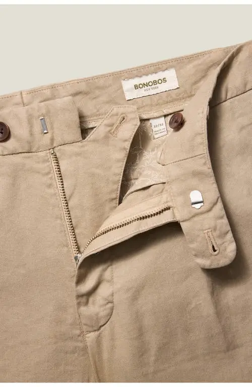 Bonobos Coastal Linen Blend Straight Leg Pants