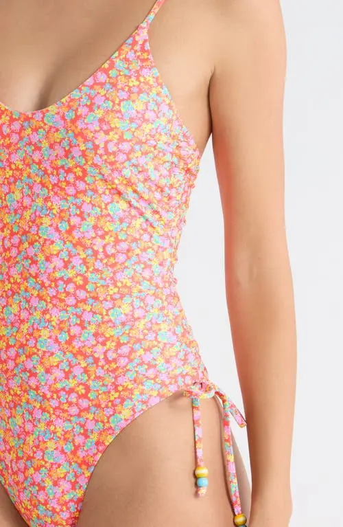 KULANI KINIS Ruched Cinched One-piece Swimsuit
