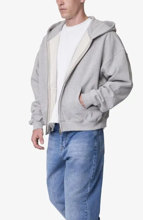 Mnml Heavyweight Basic Zip-up Cotton Hoodie