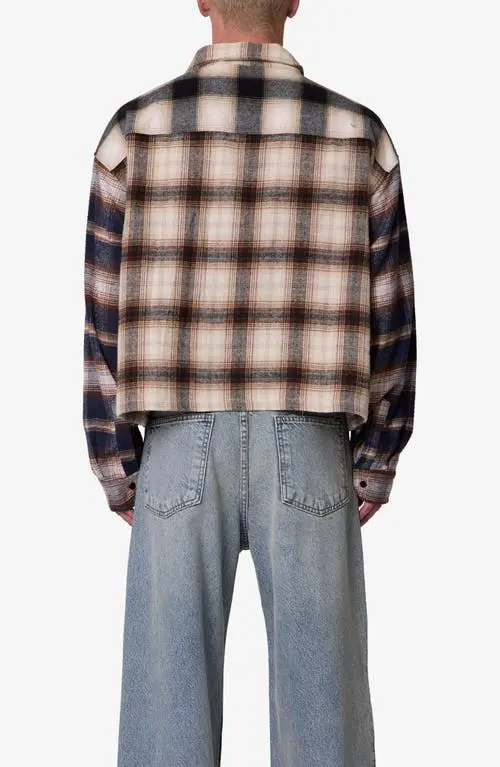 Mnml Paneled Flannel Shirt