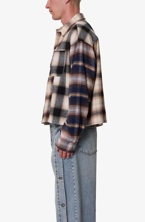 Mnml Paneled Flannel Shirt