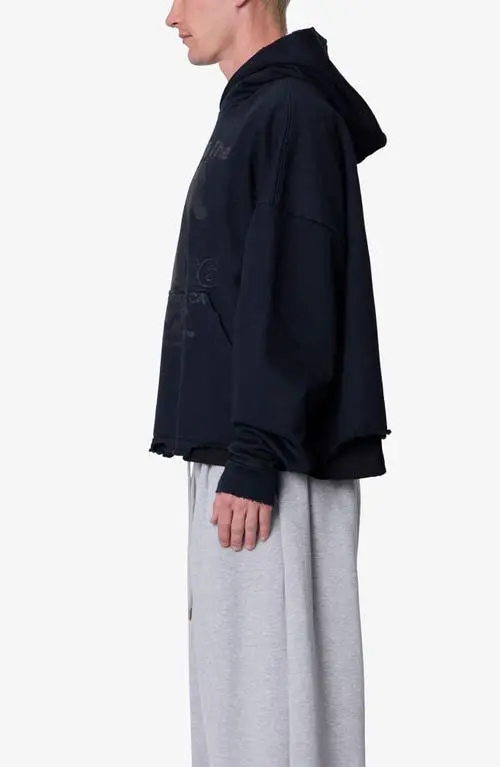 Mnml Moth Eaten Graphic Hoodie