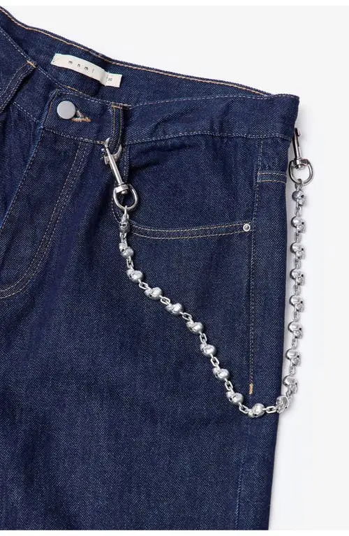 Mnml Skull Link Wallet Chain