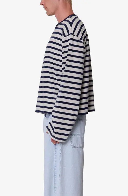 Mnml Oversize Stripe Cotton T-shirt