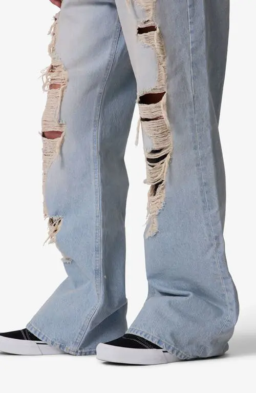 Mnml Distressed Kick Flare Jeans