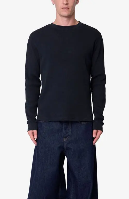 Mnml Basic Thermal Long Sleeve T-shirt - Black