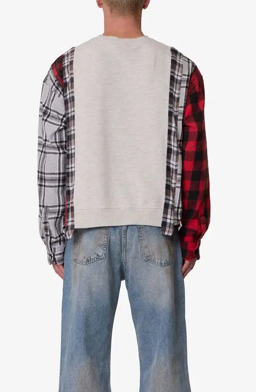 Mnml Mixed Flannel Cotton Cardigan