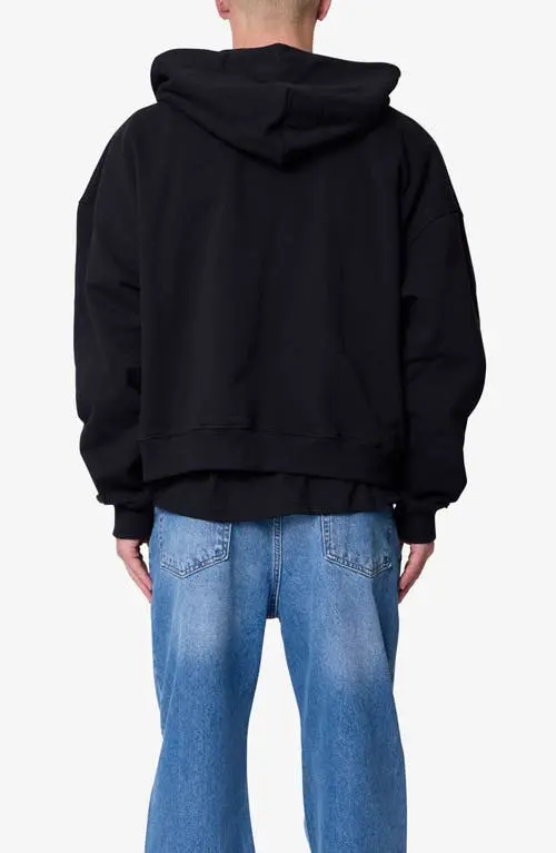 Mnml Heavy Basic Cotton Zip Front Hoodie