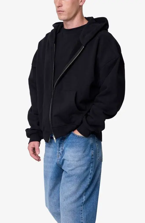 Mnml Heavy Basic Cotton Zip Front Hoodie