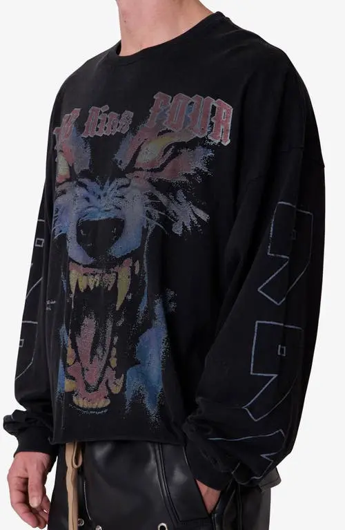 Mnml 994 Wolf Oversize Cotton Graphic T-shirt