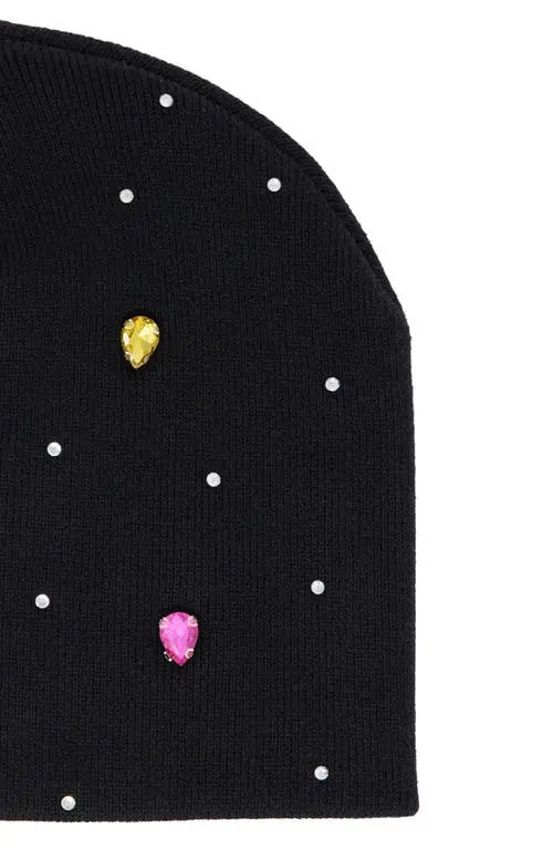 Mnml Embellished Cotton Beanie