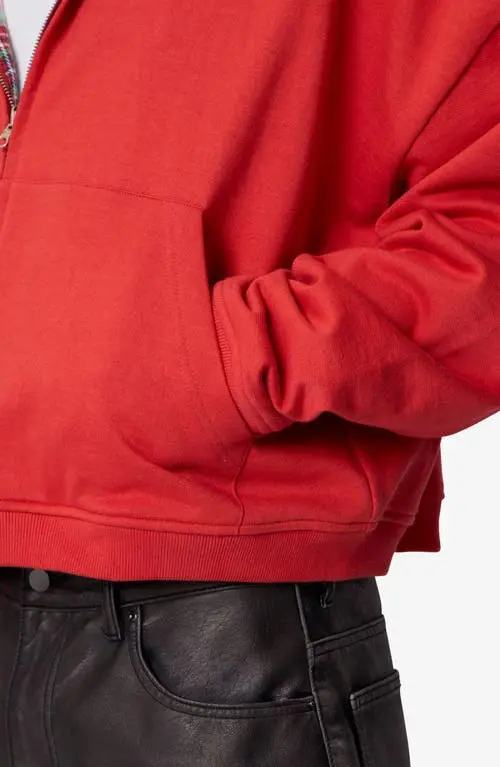 Mnml Reversible Flannel Zip Hoodie