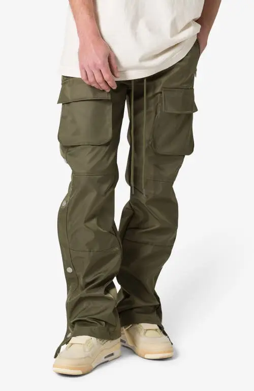 Mnml Snap Front Cargo Pants - Olive