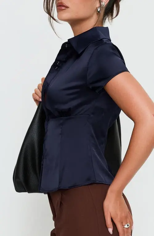 Princess Polly Cottesloe Satin Top