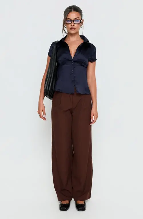 Princess Polly Cottesloe Satin Top
