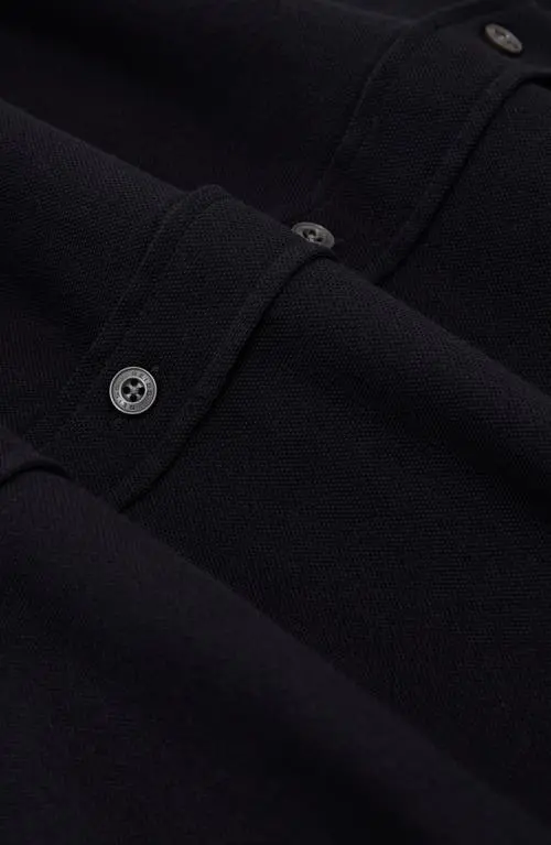 REISS Dasilva Regular Fit Cotton Button-up Shirt - Navy