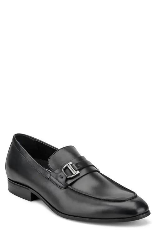 Rockport Carlo Leather Loafer With Horsebit Detail - Black