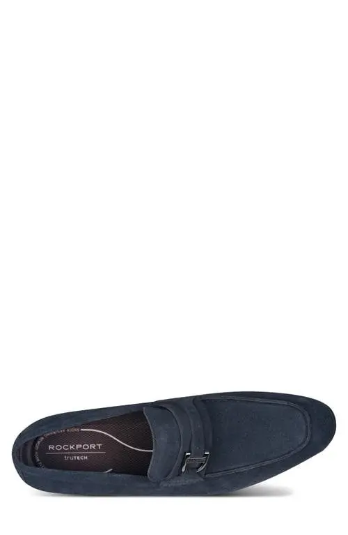 Rockport Carlo Leather Loafer - Dark Blue
