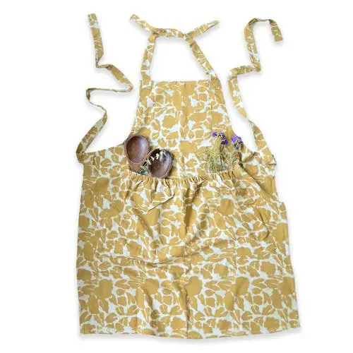 ICHCHA Organic Cotton Harvest Apronblock Printed Yan
