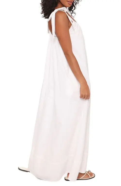 PETAL & PUP Sleeveless Maxi Dress With Tie Straps