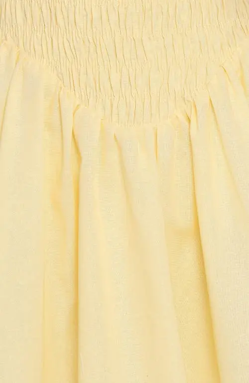 PETAL & PUP Ziva Smocked Minidress - Yellow
