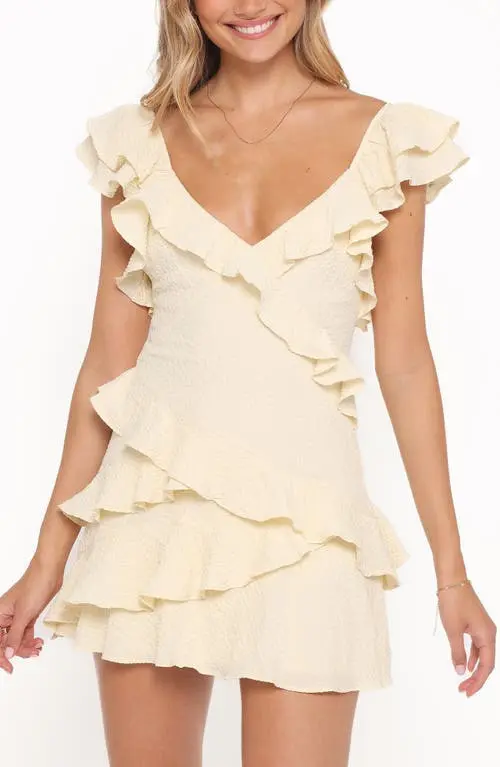 PETAL & PUP Allery Ruffle Minidress