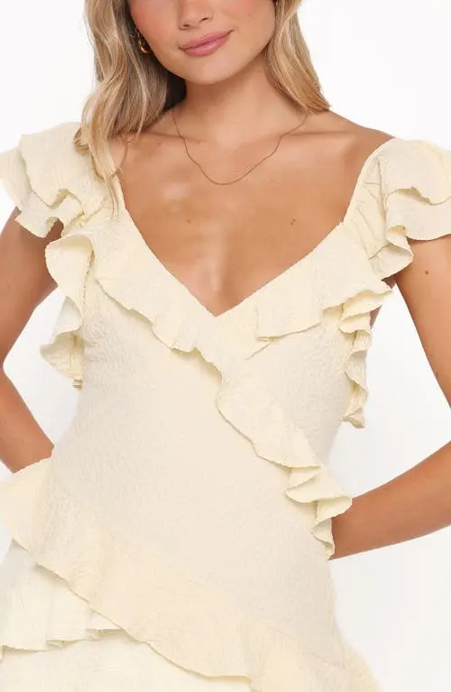 PETAL & PUP Allery Ruffle Minidress
