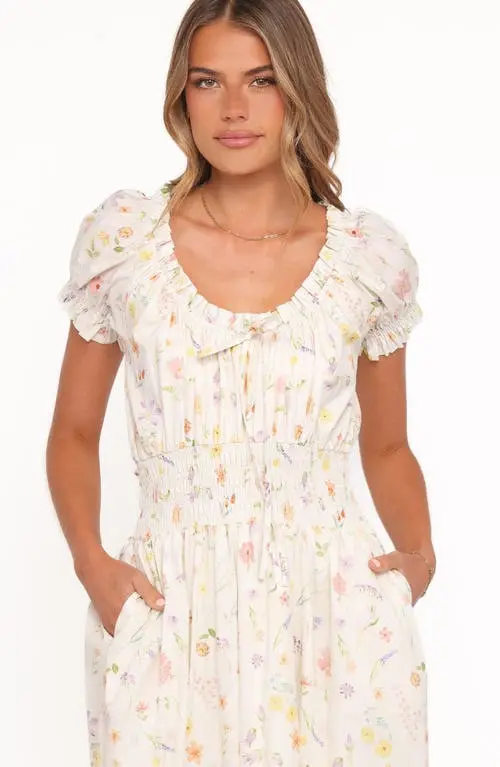 PETAL & PUP Puff Sleeve Maxi Dress