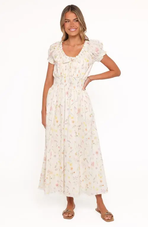 PETAL & PUP Puff Sleeve Maxi Dress