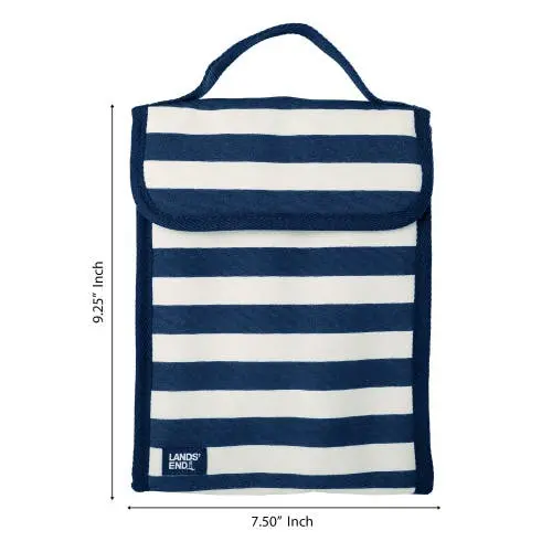 LANDS' END Small Cooler Bag Polyester Canvas