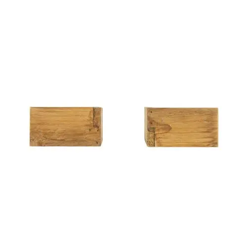 FORESIDE HOME AND GARDEN 7.28" Decorative Sleek Boho Cloud Sturdy Sleek Bookends Set Of 2