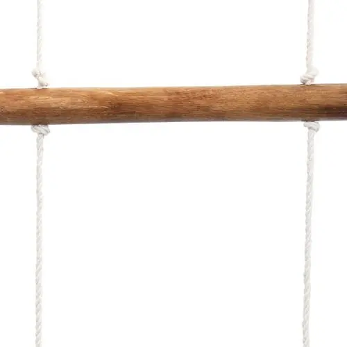 FORESIDE HOME AND GARDEN Macramé Hanging Blanket Ladder