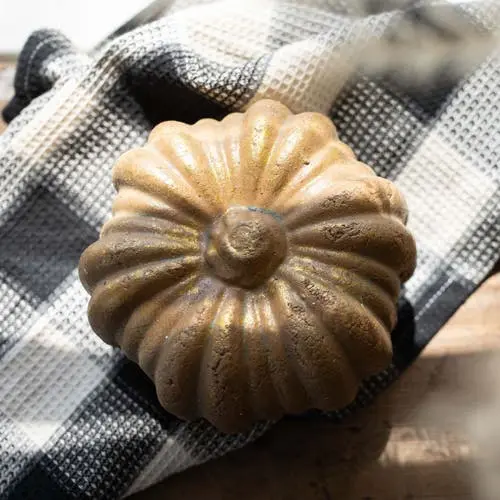 FORESIDE HOME AND GARDEN Terracotta Decorative Pumpkin