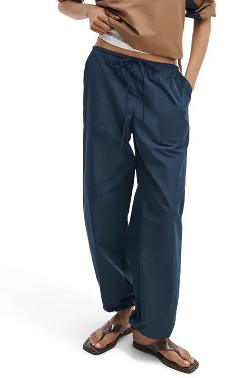 Rag & Bone Claire Convertible Hem Pants - Deep Blue