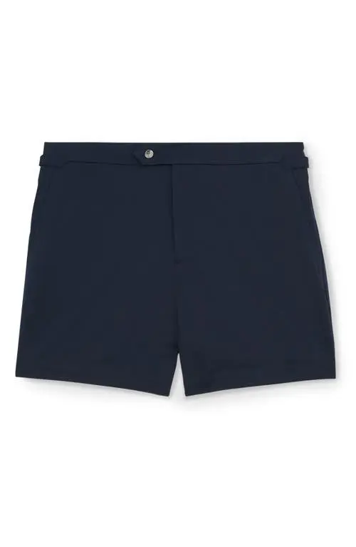 REISS Sun Solid Side Adjuster Swim Trunks