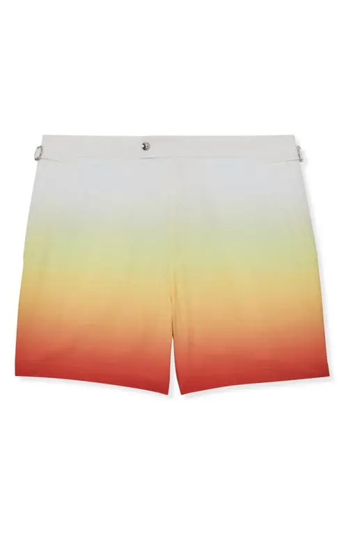 REISS Amore Ombré Side Adjuster Swim Trunks