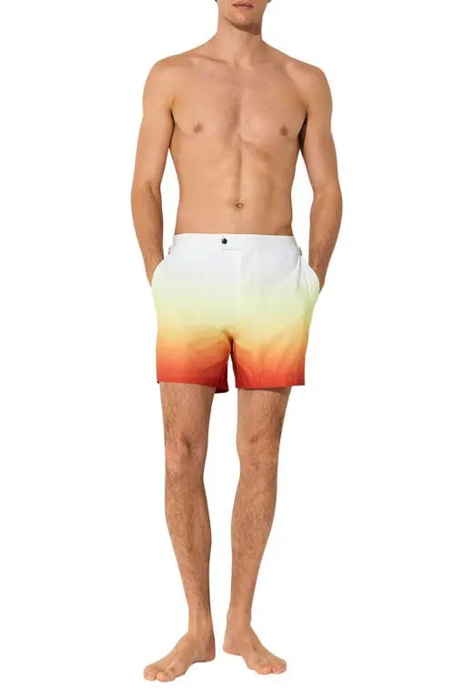 REISS Amore Ombré Side Adjuster Swim Trunks