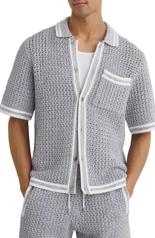 REISS Meadows Button Front Shirt