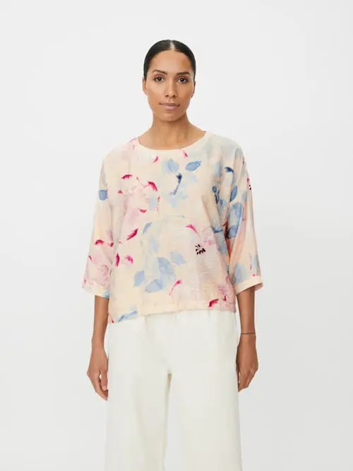 MASAI COPENHAGEN Mabecca Floral Print Blouse - Primrose