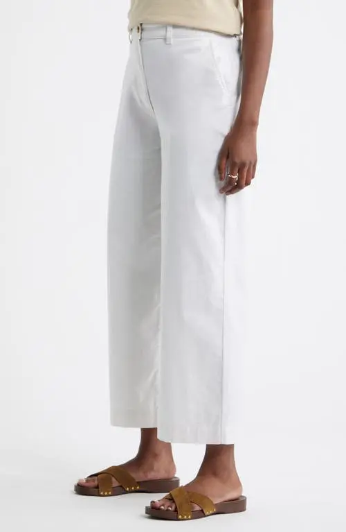 Caslon Easy Straight Leg Pants - White