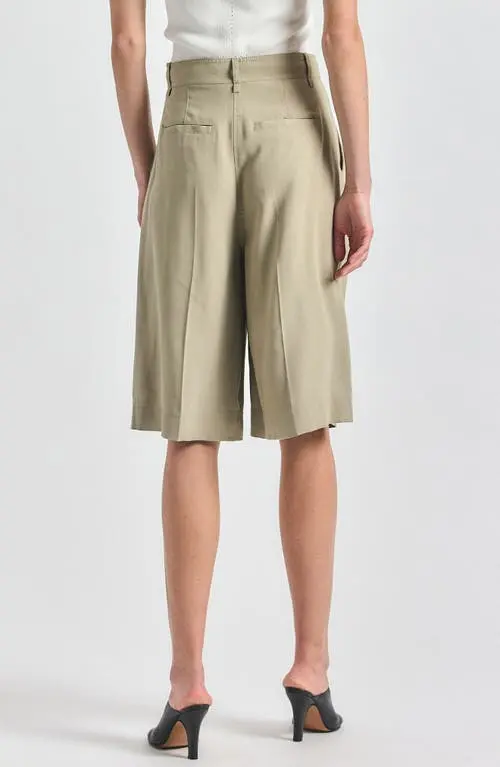 Derek Lam 10 Crosby Maddox Pleat Front Bermuda Shorts