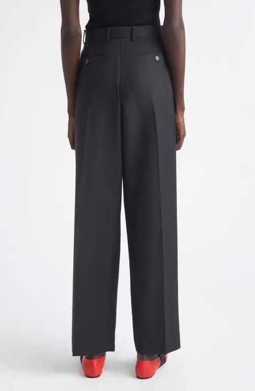 Givenchy Double Pleat Wool & Mohair Trousers