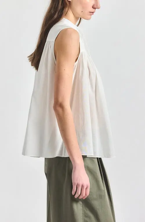 Derek Lam 10 Crosby Chase Semisheer Sleeveless Top