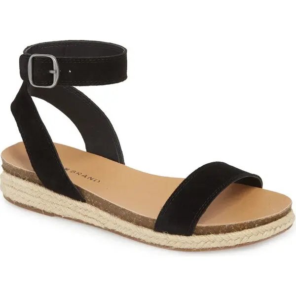 Lucky Brand Garston Espadrille Sandal - Black