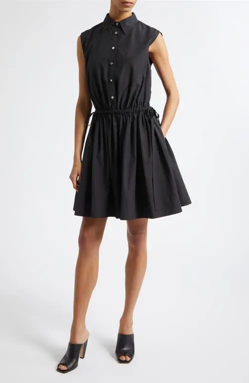 Derek Lam 10 Crosby Tristan Sleeveless Shirtdress - Black