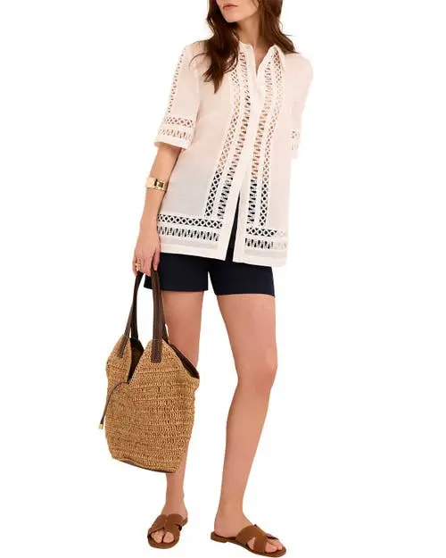 Mint Velvet Ramie Resort Shirt