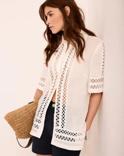Mint Velvet Ramie Resort Shirt