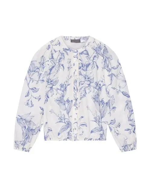 Mint Velvet Cotton Floral Print Blouse