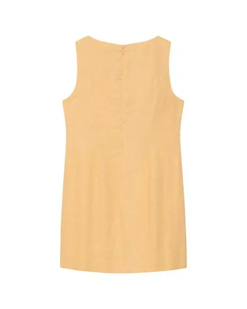 Mint Velvet Sleeveless Mini Dress - Yellow